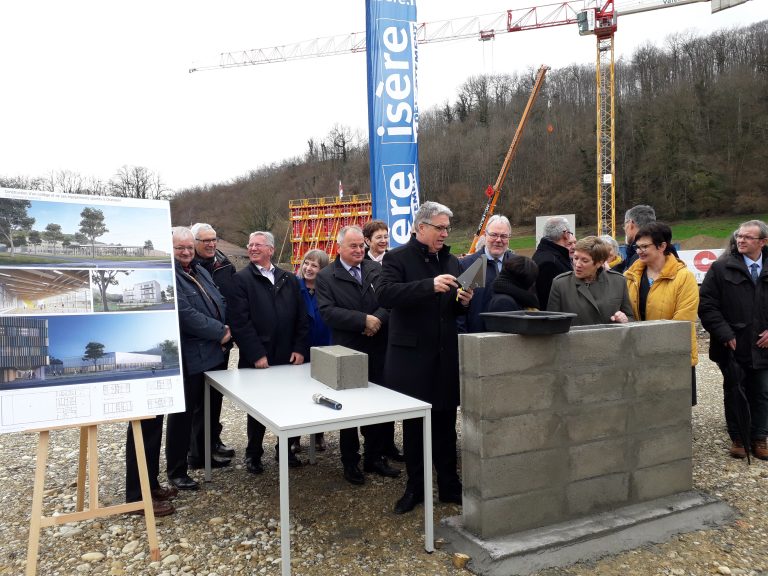 Pose de la première pierre du Collège de Champier. - CoCo ...