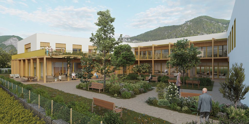 EHPAD 68 lits au cœur de la montagne provençale - CoCo architectureCoCo ...