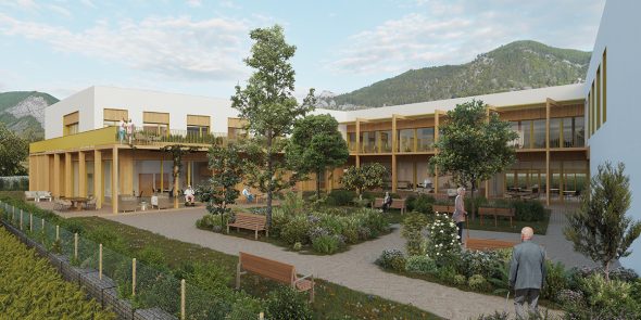 EHPAD 68 lits au cœur de la montagne provençale - CoCo architectureCoCo ...