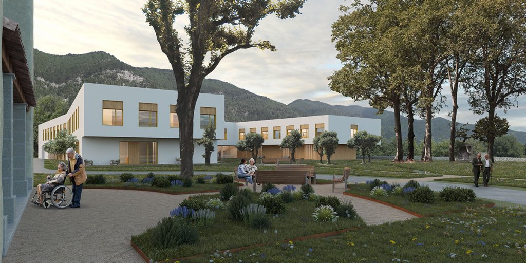 EHPAD 68 lits au cœur de la montagne provençale - CoCo architectureCoCo ...
